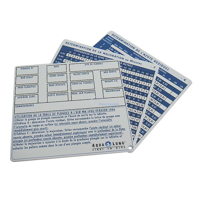 table de plongée mn90 complète immergeable